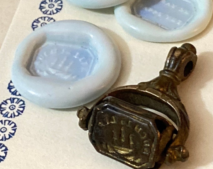 Antique Multi-seal Spinner Fob (6 Victorian Mottos/images) - Etsy