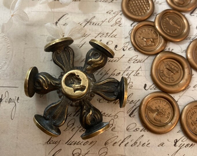 Antique Multi-seal Wheel (8 Victorian Mottos/images) - Etsy