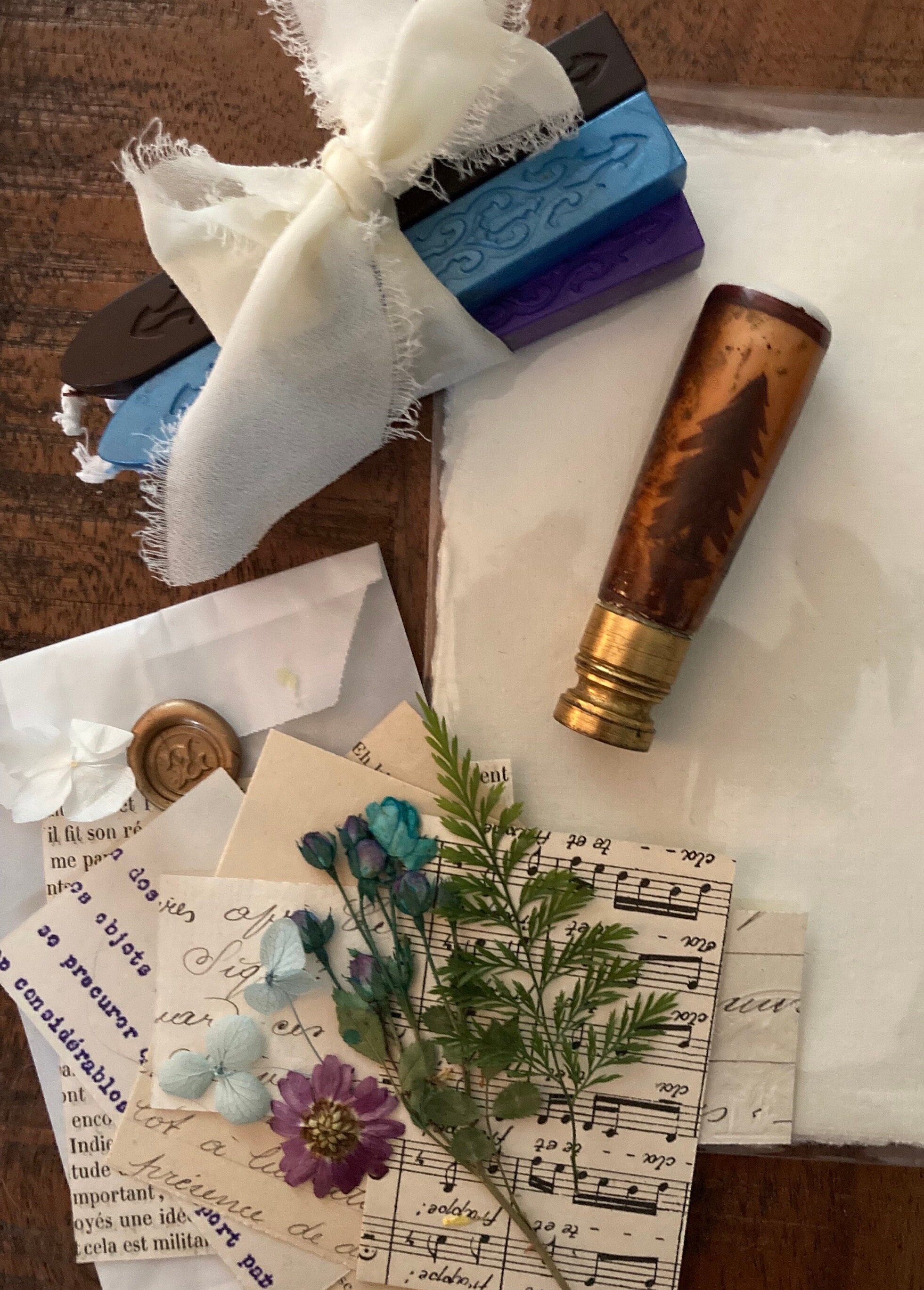 Beautiful Vintage/antique Desk Seal Gift Box - Etsy