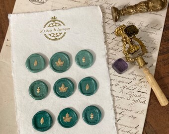 Victorian Motif and Motto Self-adhesive Wax Seal Sticker Set - Etsy