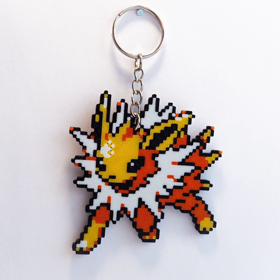 Jolteon Keychain Pokemon Eeveelutions High Quality Printed - Etsy
