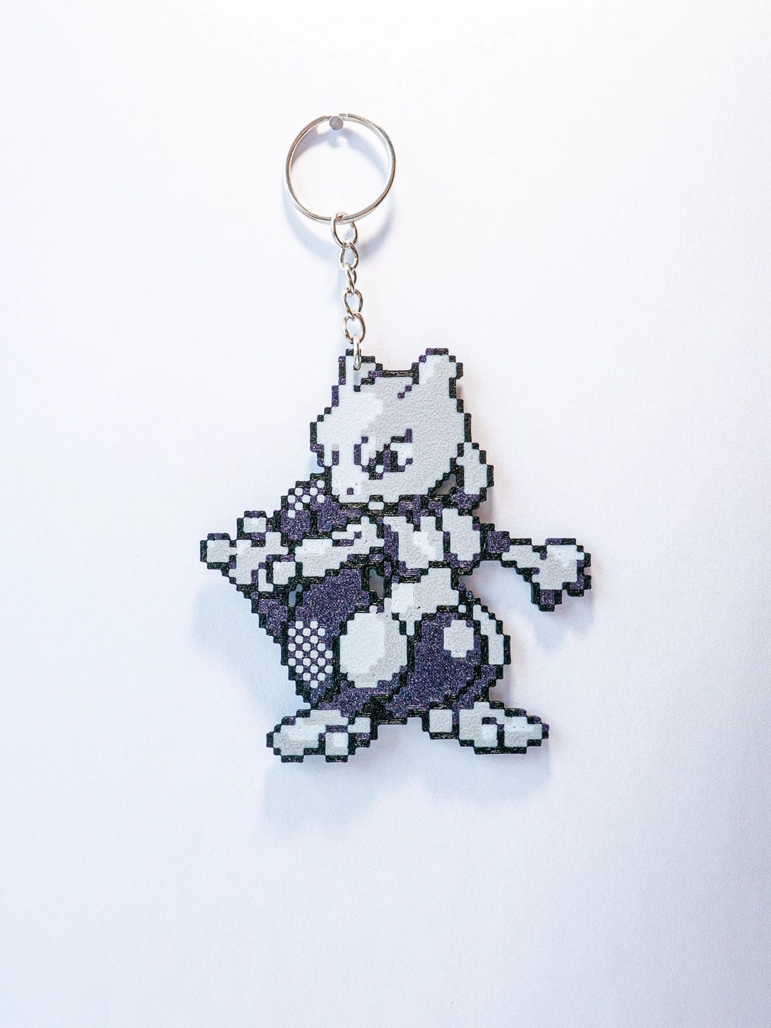 Mewtwo Keychain Pokemon High Quality Printed - Etsy