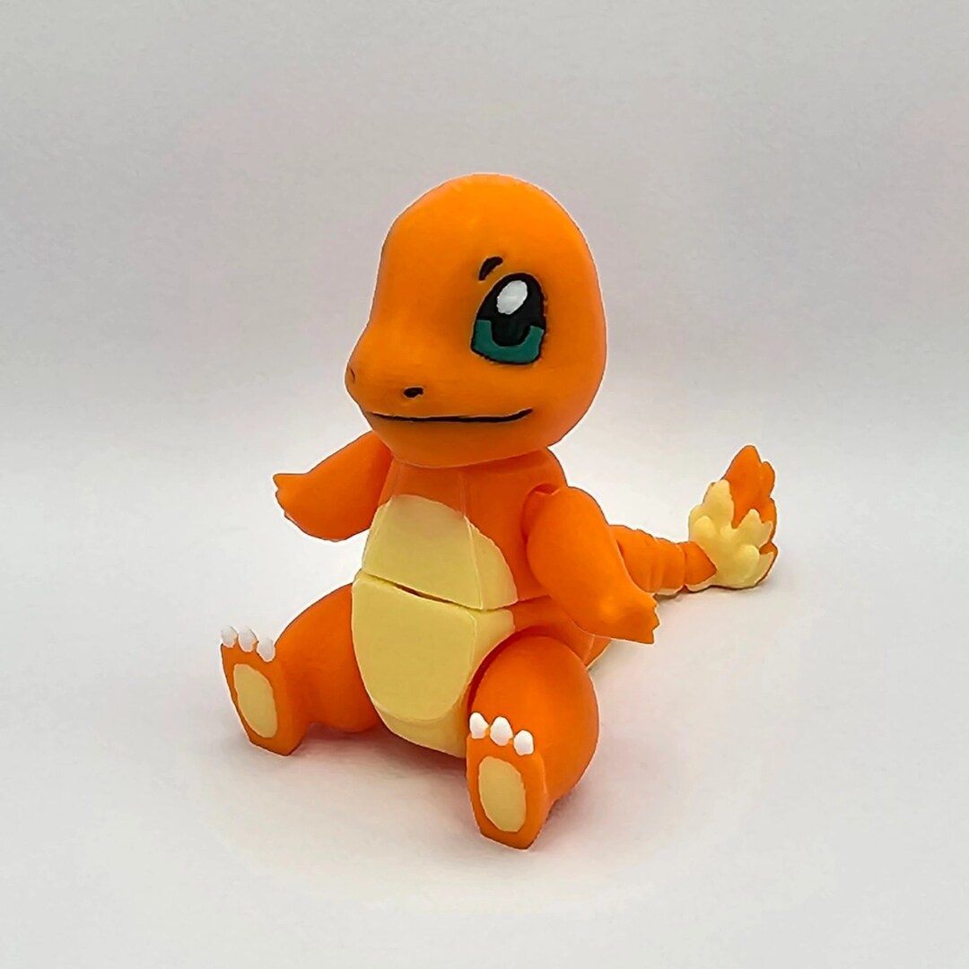 Flexi Charmander Articulated Pokemon Figurine Fidget Toy Desk Toy ...