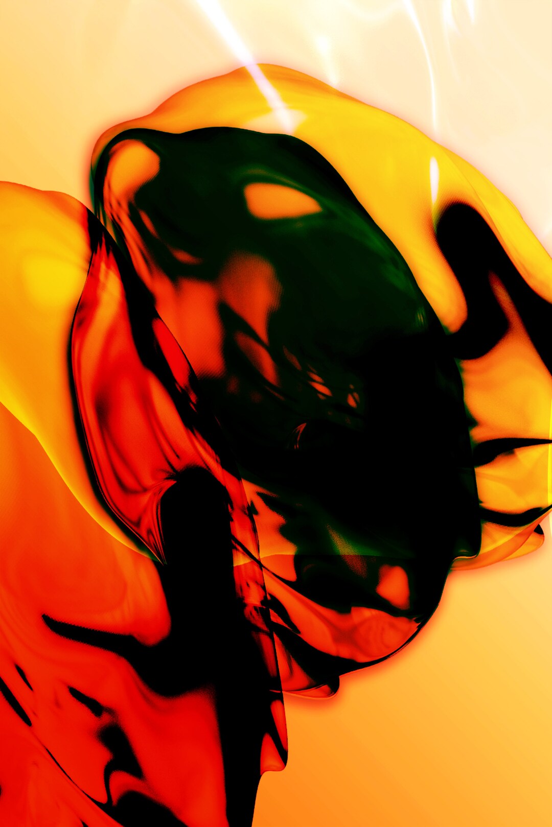 Digital Illustration of Liquid Colours - Etsy
