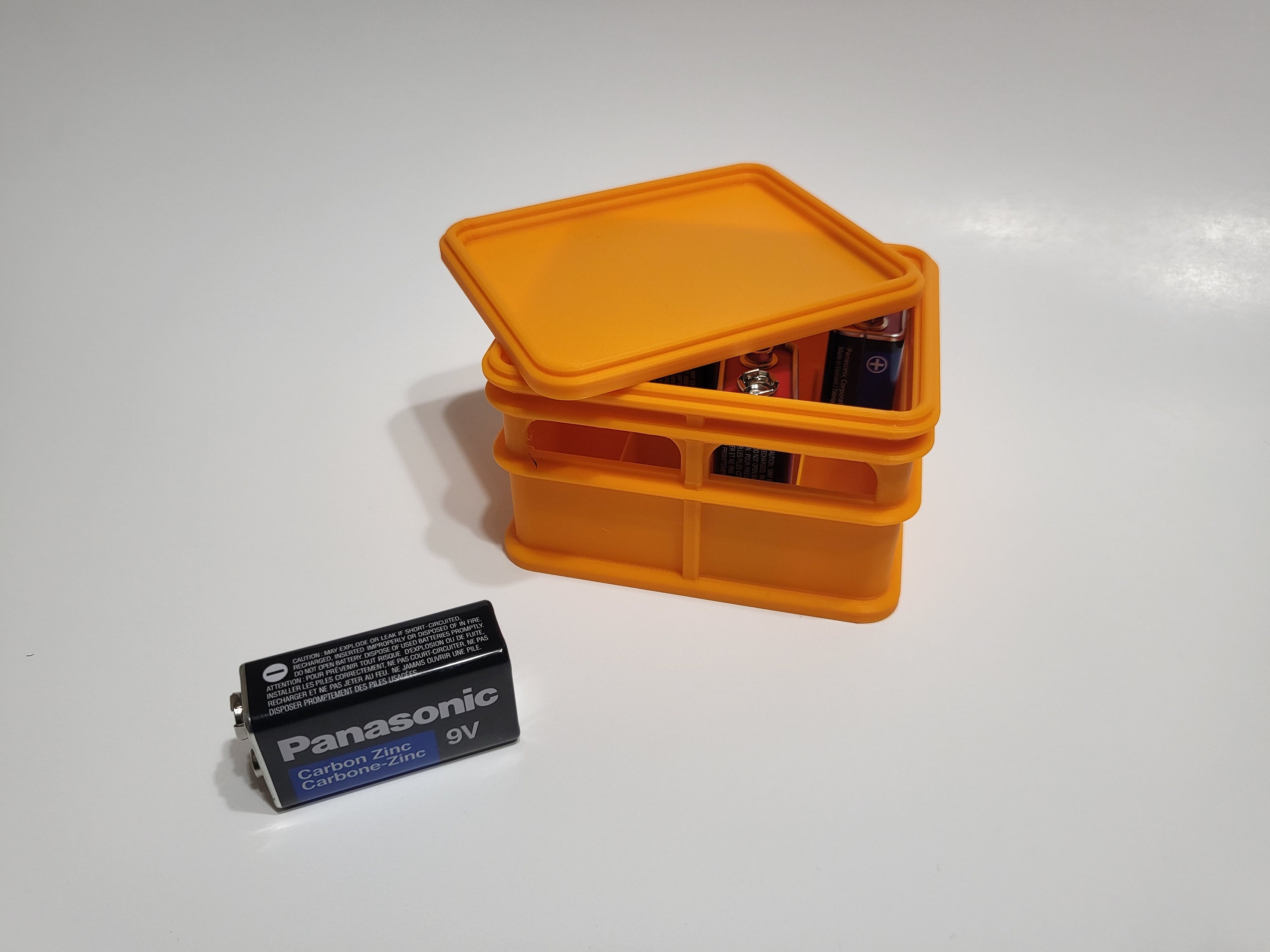 Stackable Beer Crate Battery Holder Set of 4 W/ Organization - Etsy