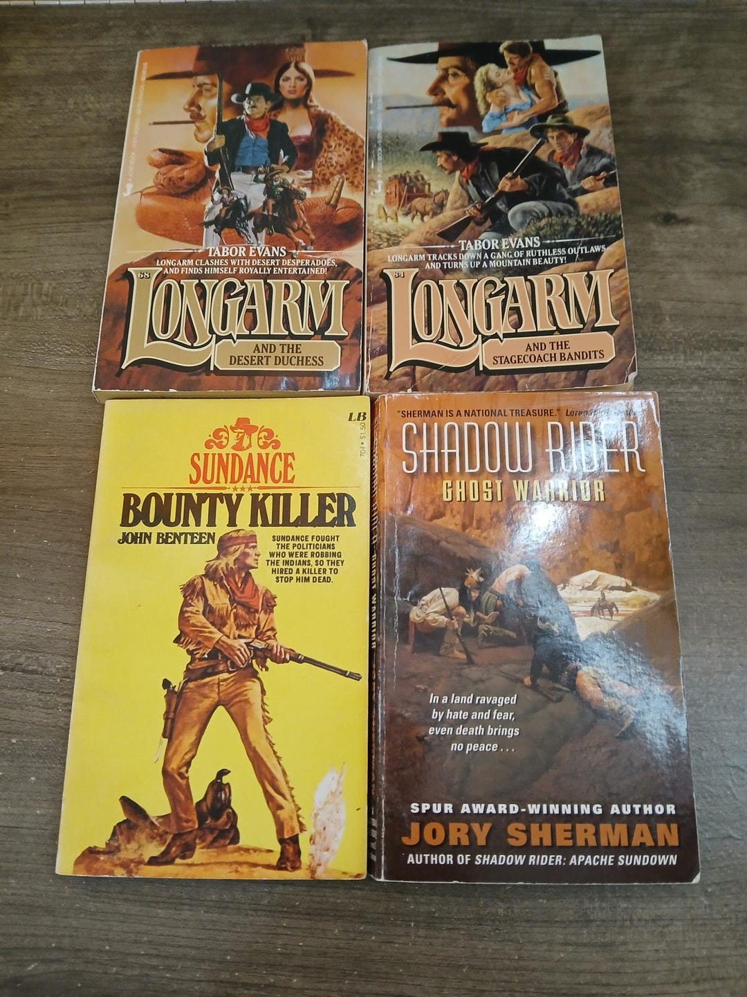 Western Book Bundle Bounty Killer, Shadow Rider, and Two Longarms - Etsy