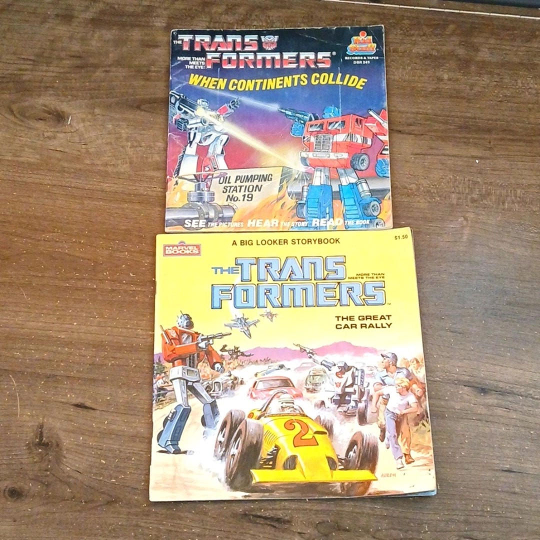 Transformers 80s Children's Books - Etsy
