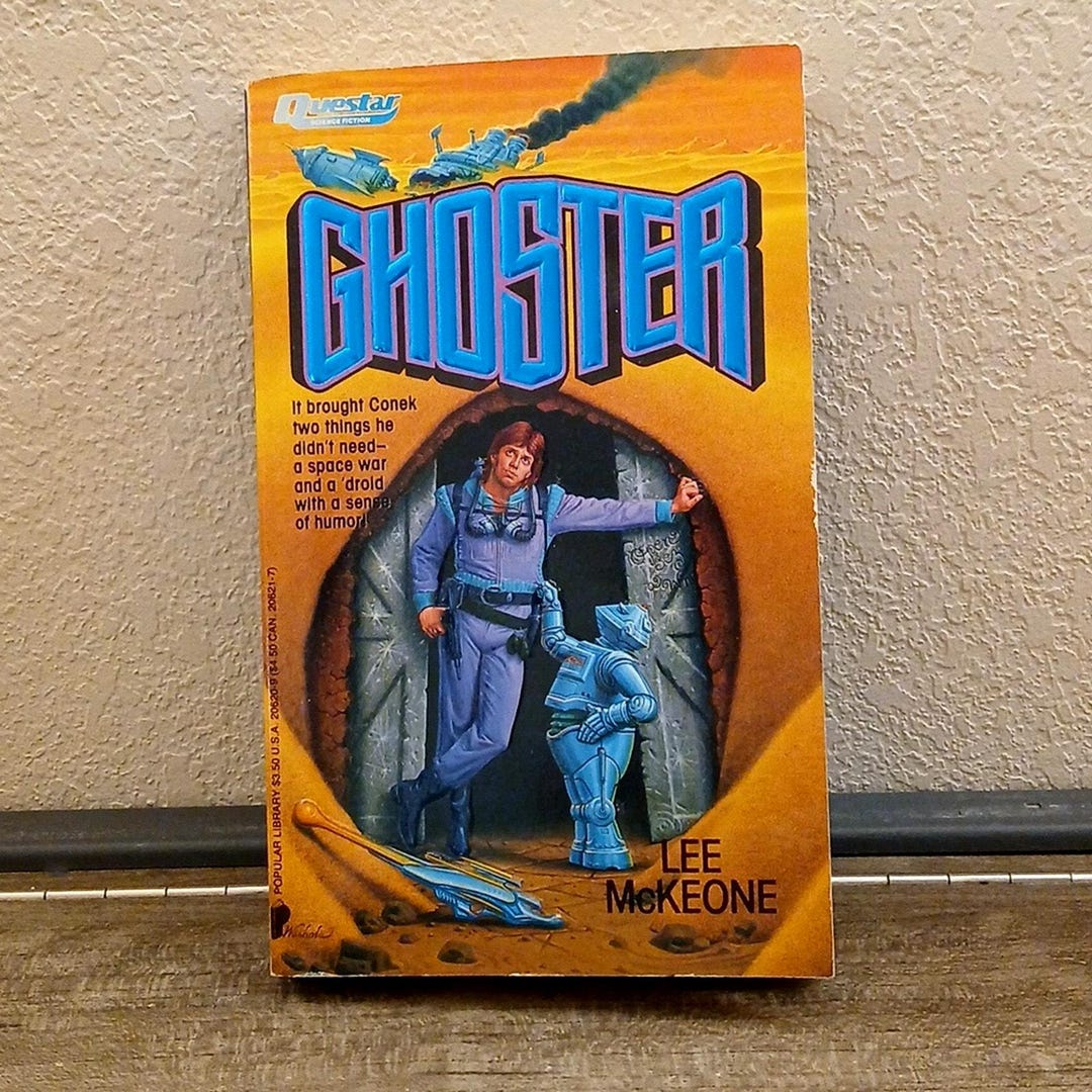 Ghoster by Lee Mckeone Sci-fi Book 1988 - Etsy