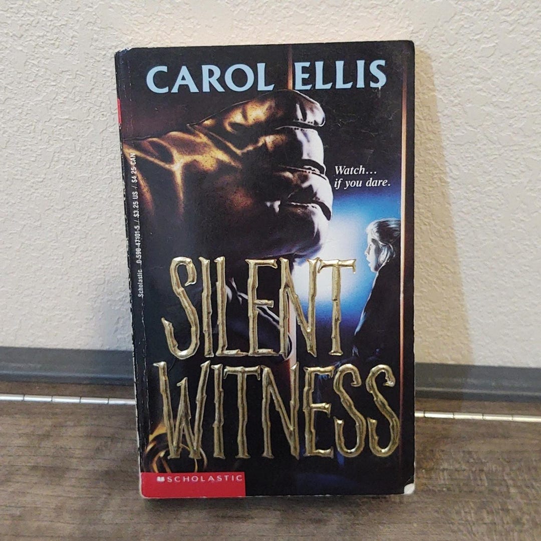 Silent Witness Young Adult Thriller Book Carol Ellis - Etsy