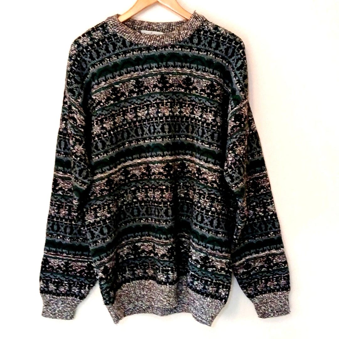 Vintage Megalos XLT Grandpacore Sweater - Etsy