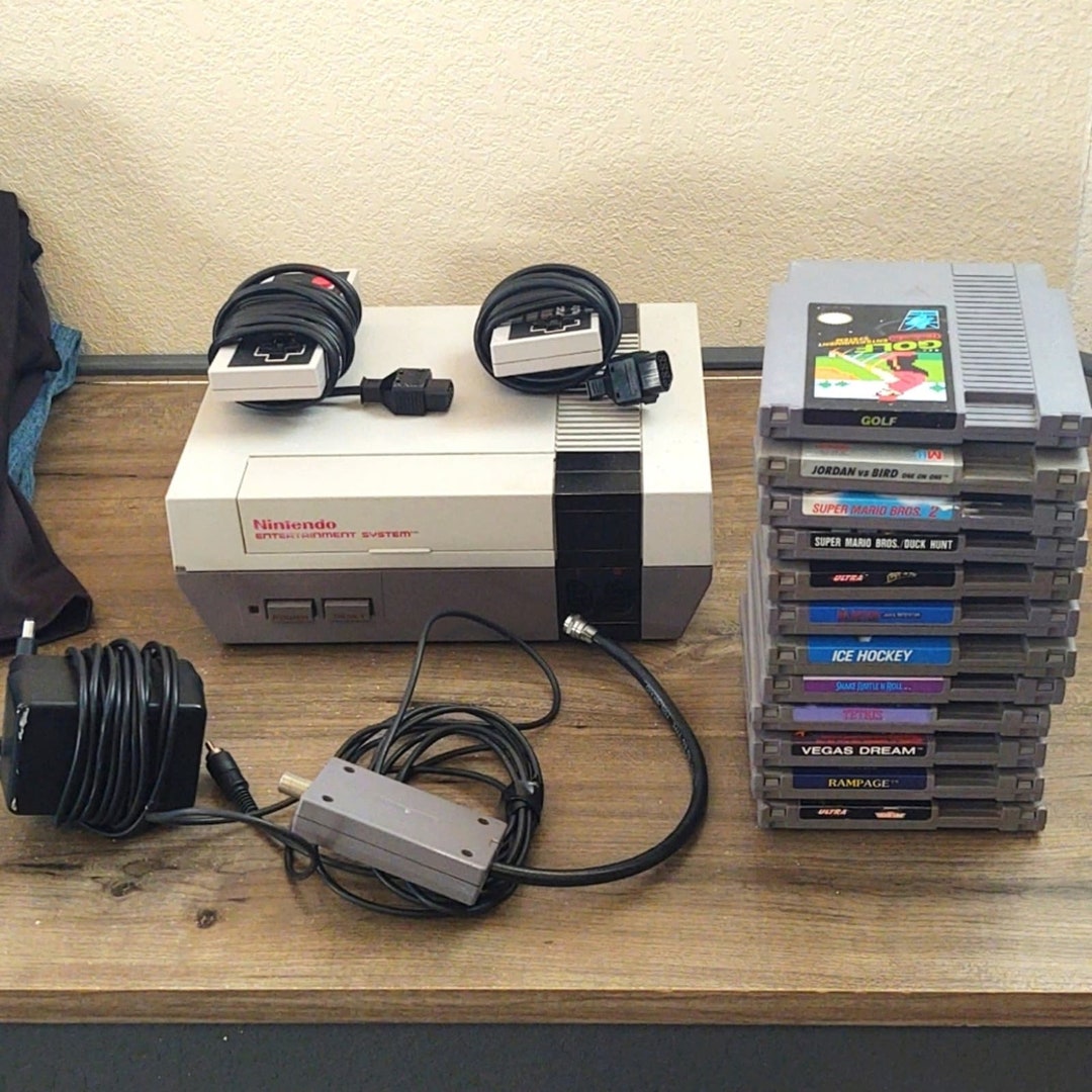 Original Nintendo 1985 NES System With Games - Etsy