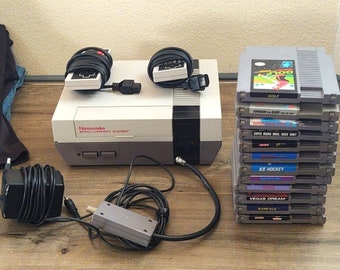 Nintendo Entertainment System NES Console With 2 New Wireless ...