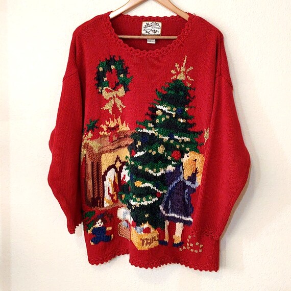 Heirloom Collectibles 1995 Vintage Christmas Sweater - Gem