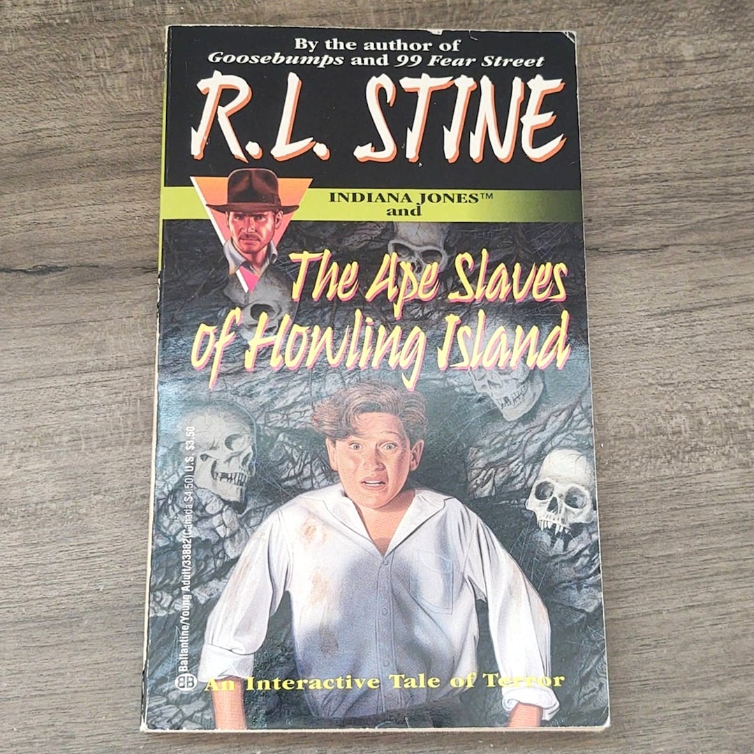 R.L. Stine Indiana Jones and the Ape Slaves of Howling Island - Etsy