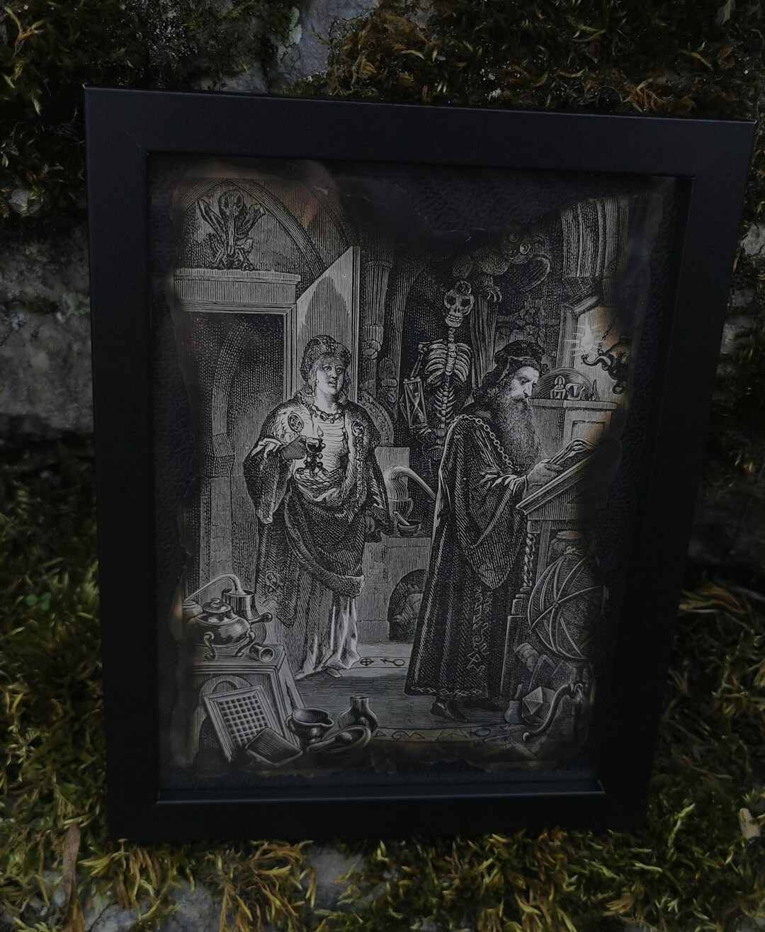 Death Visitor Print - Etsy