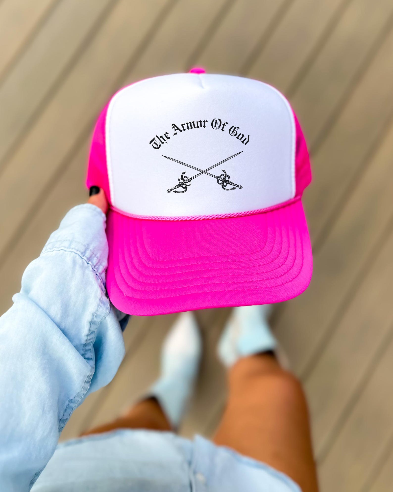 Armor of God Christian Hats Helmet of Salvation Jesus Hat Rope Hat ...