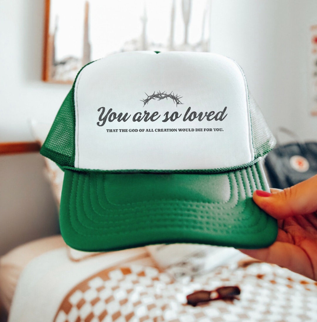 Jesus Loves You Crown of Thorns Christian Hats Rope Hat Jesus Trucker ...