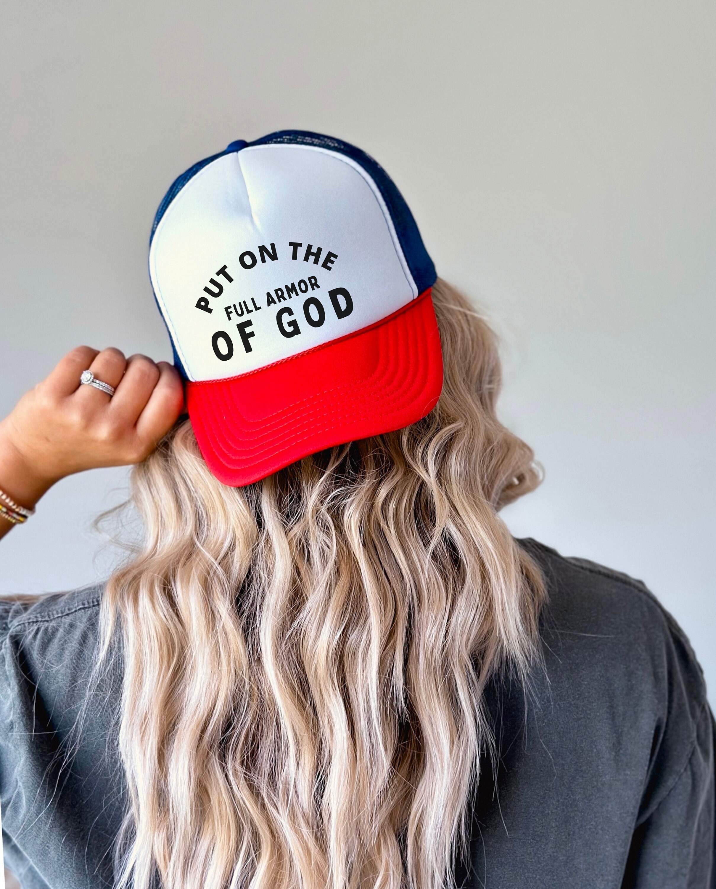 Full Armor of God Christian Hats Helmet of Salvation Jesus Hat Rope Hat ...