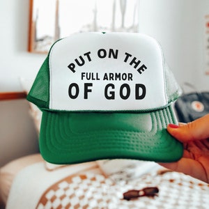 Full Armor of God Christian Hats Helmet of Salvation Jesus Hat Rope Hat ...