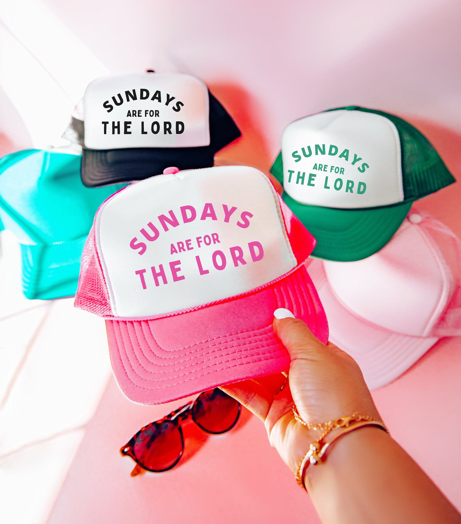 Sundays Are for the Lord Christian Hats God is Good Rope Hat Jesus ...