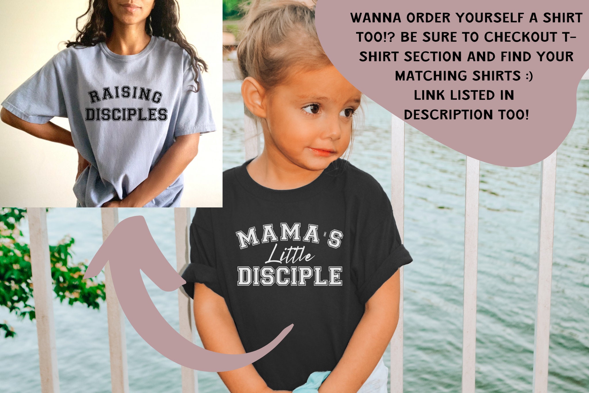 Raising Disciples in the Lord Toddler Christian Shirt Mamas - Etsy