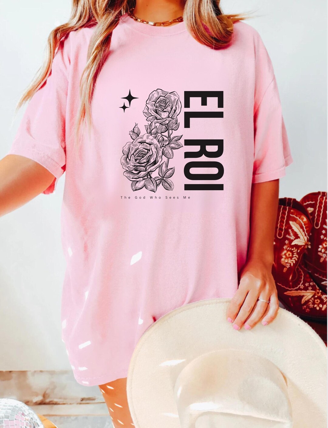 El Roi the God Who Sees Me Christian Shirts Hebrew Names of God Names ...