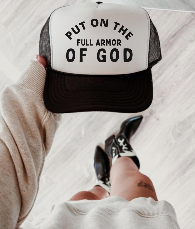 Full Armor of God Christian Hats Helmet of Salvation Jesus Hat Rope Hat ...