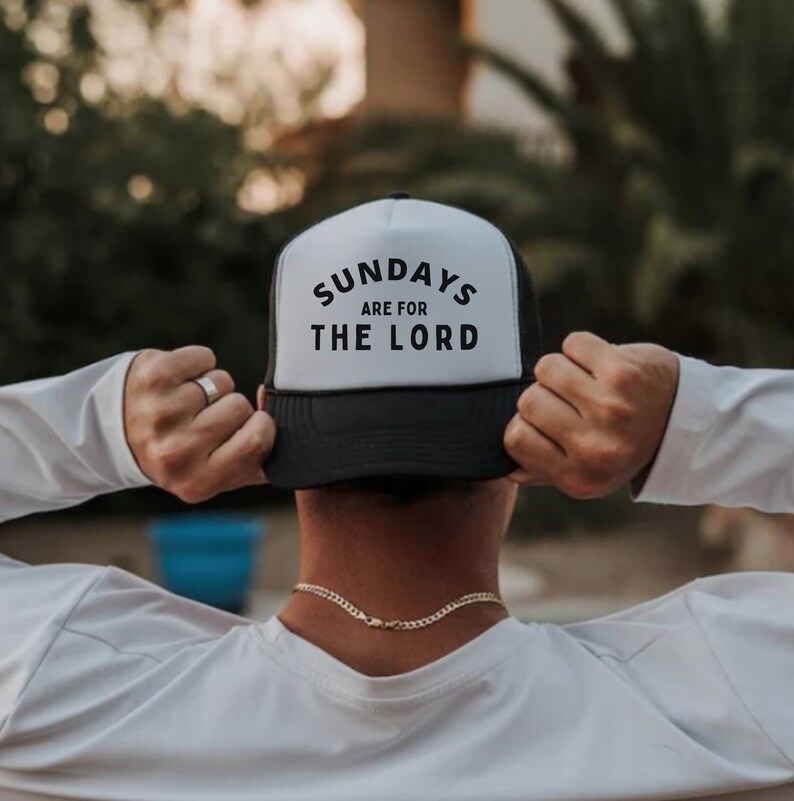 Sundays Are for the Lord Christian Hats God is Good Rope Hat Jesus ...