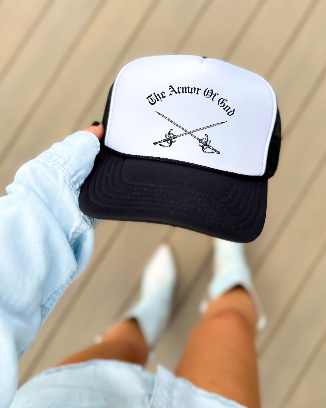 Armor of God Christian Hats Helmet of Salvation Jesus Hat Rope Hat ...