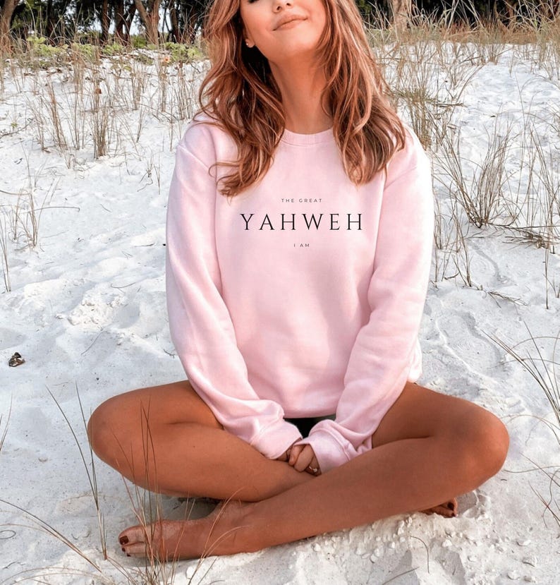 Yahweh Christian Sweatshirt YHWH Jesus Sweatshirt Names of Jesus is ...