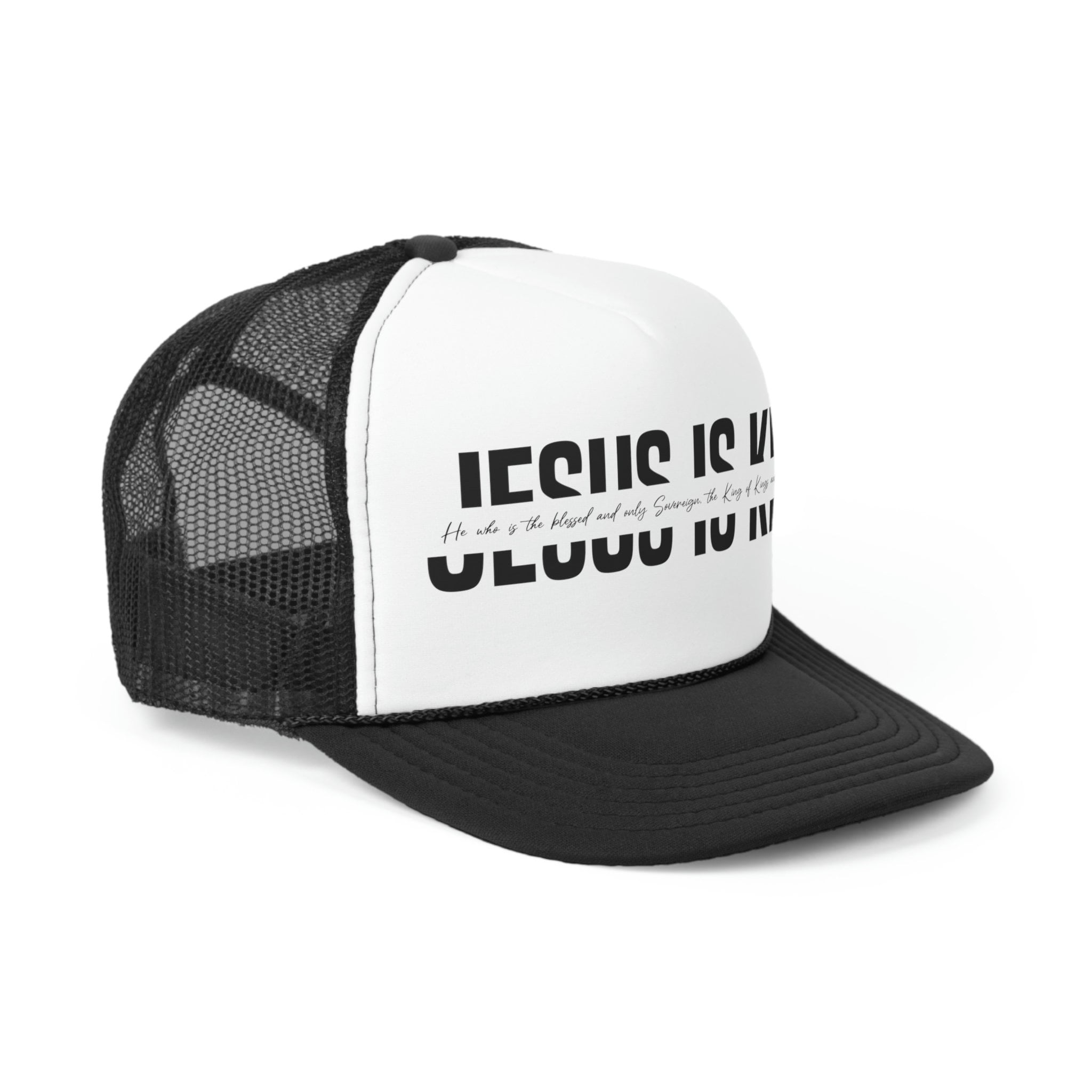Jesus is King Christian Hats Rope Hat Trucker Hat Christian Merch Jesus ...