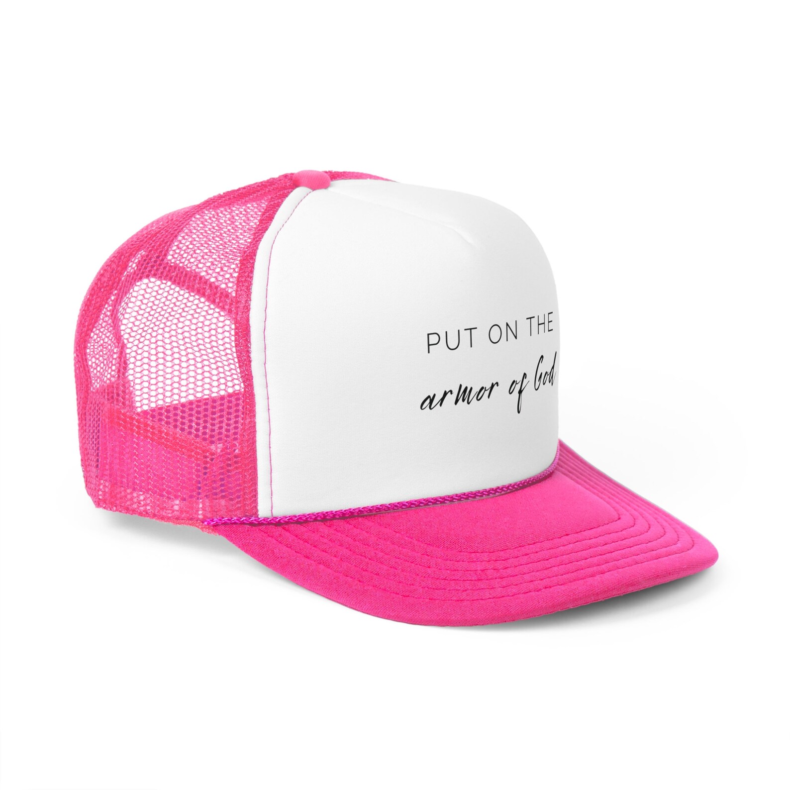 Armor of God Christian Hats Helmet of Salvation Jesus Hat Rope Hat ...