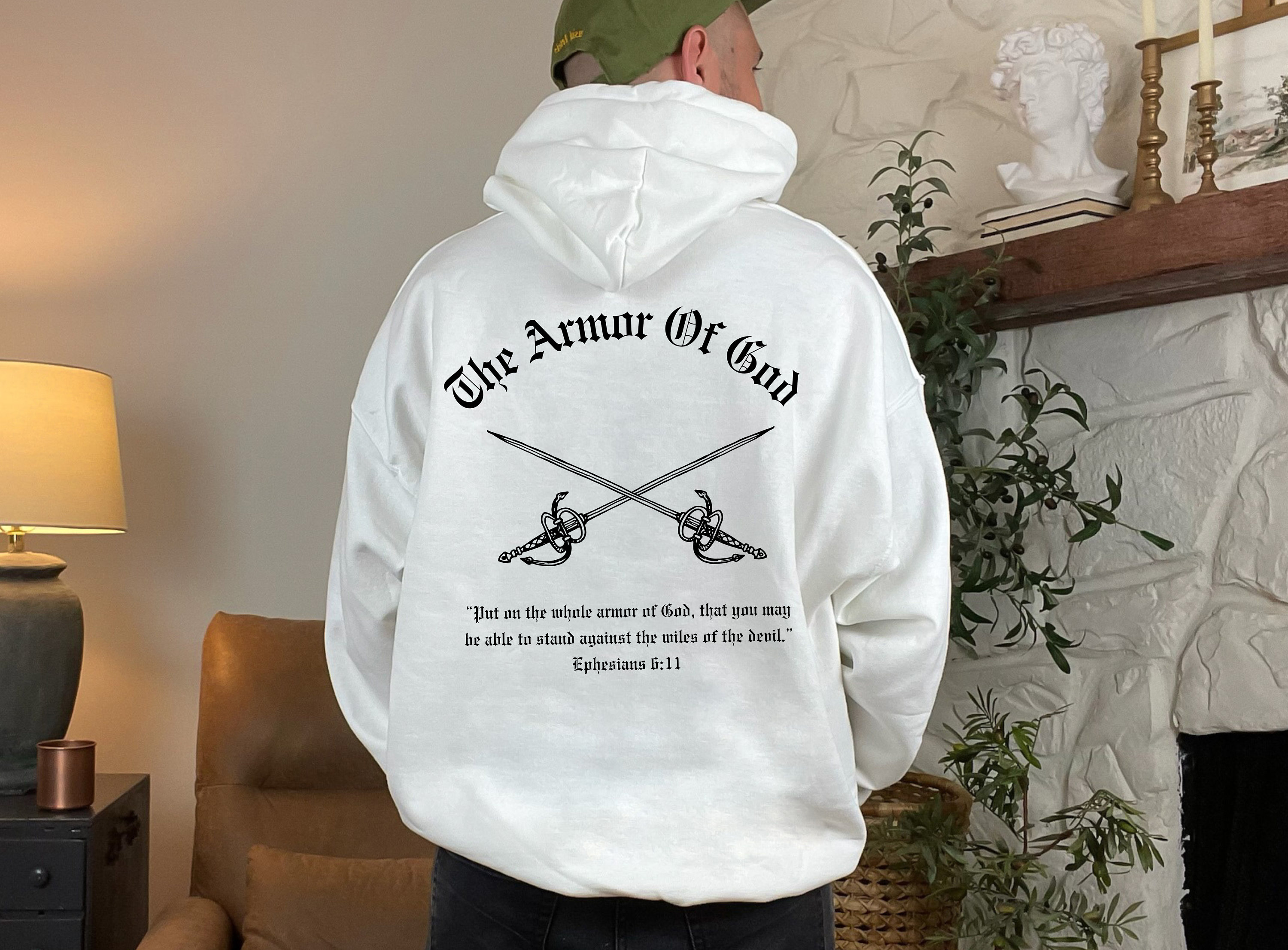 Armor of God Hoodie Armor of God Sweatshirt Christian Men Hoodies ...