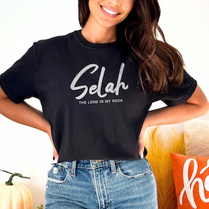 Selah Shirt the Lord is My Rock Names of God Shirt Jesus is King Names ...