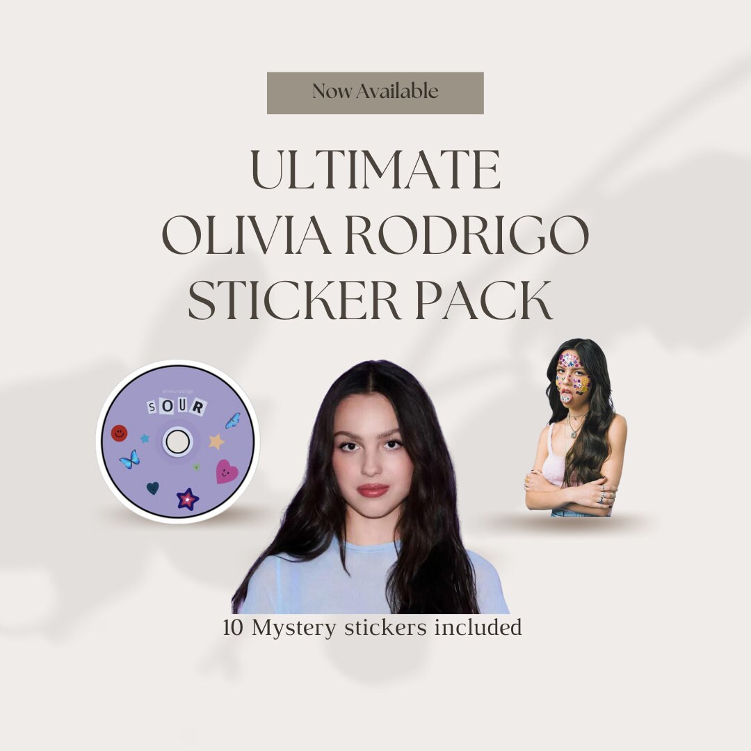 Olivia Rodrigo 10pc Sticker Pack - Etsy