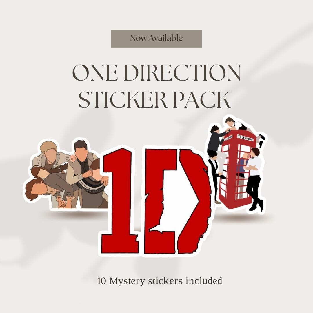 One Direction Inspired 10pc Sticker Pack - Etsy