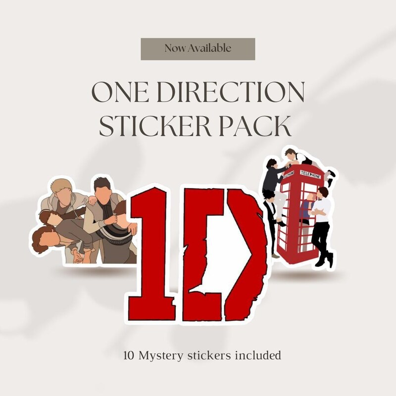 One Direction Stickers - Etsy