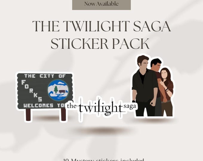 Twilight Inspired 10pc Sticker Pack - Etsy