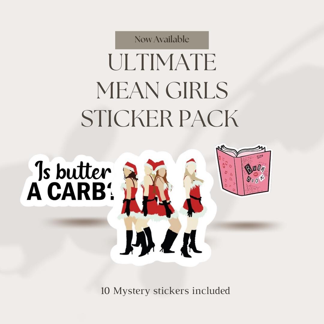 Mean Girls Inspired 10pc Sticker Pack - Etsy