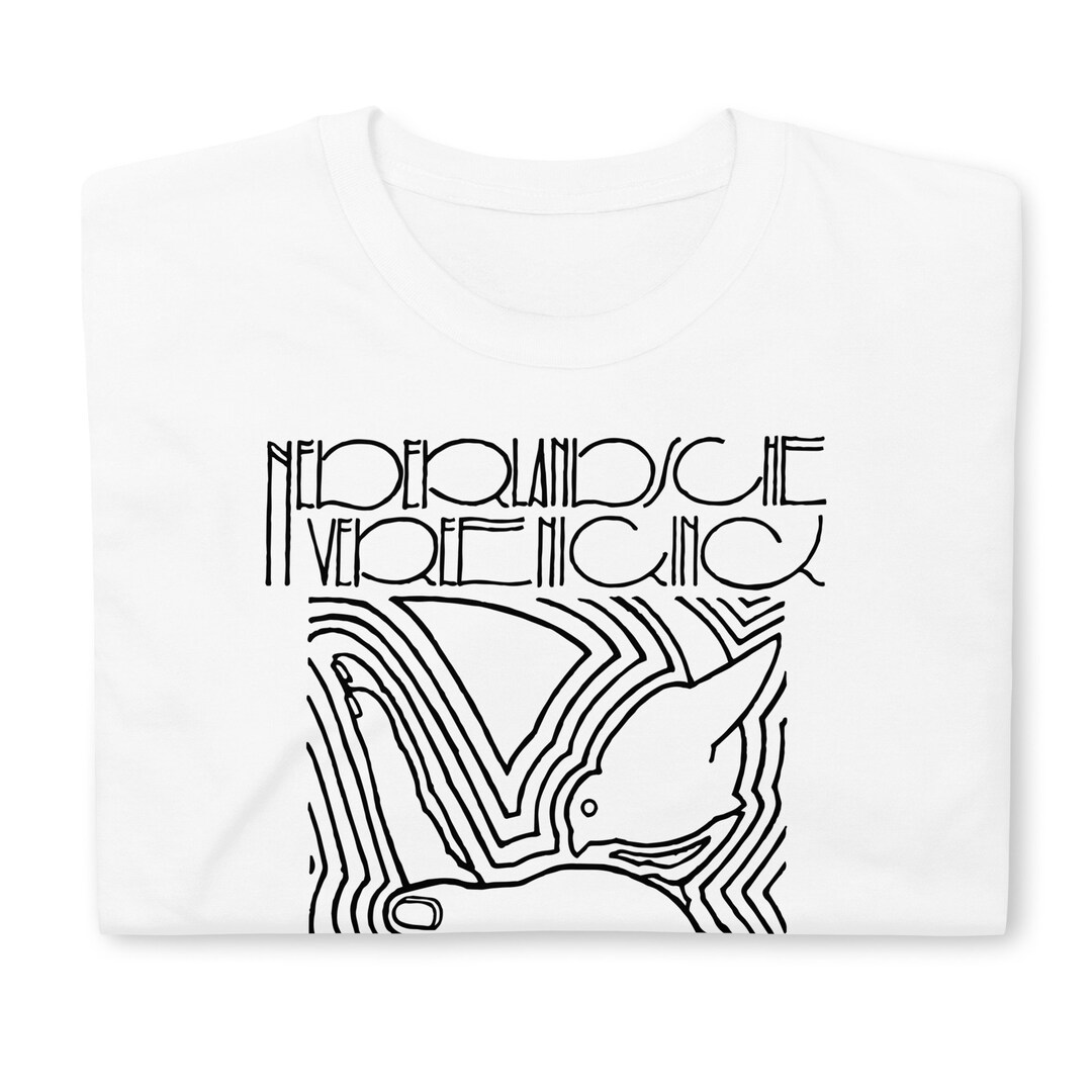 Unisex T-shirt With Vintage Illustrated Poster Print - Etsy