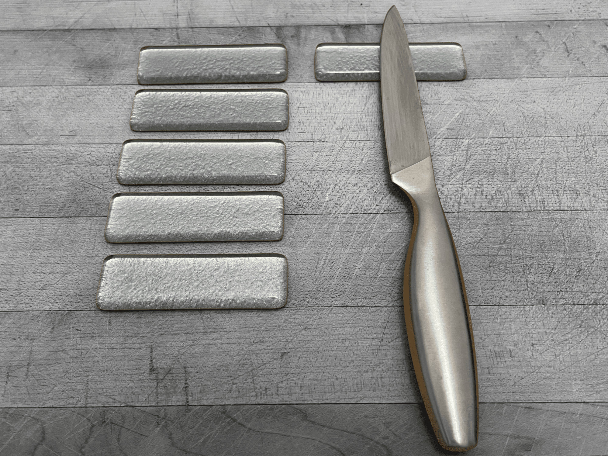 Porte couteaux de table design, porte couteau verre, art de la table ...