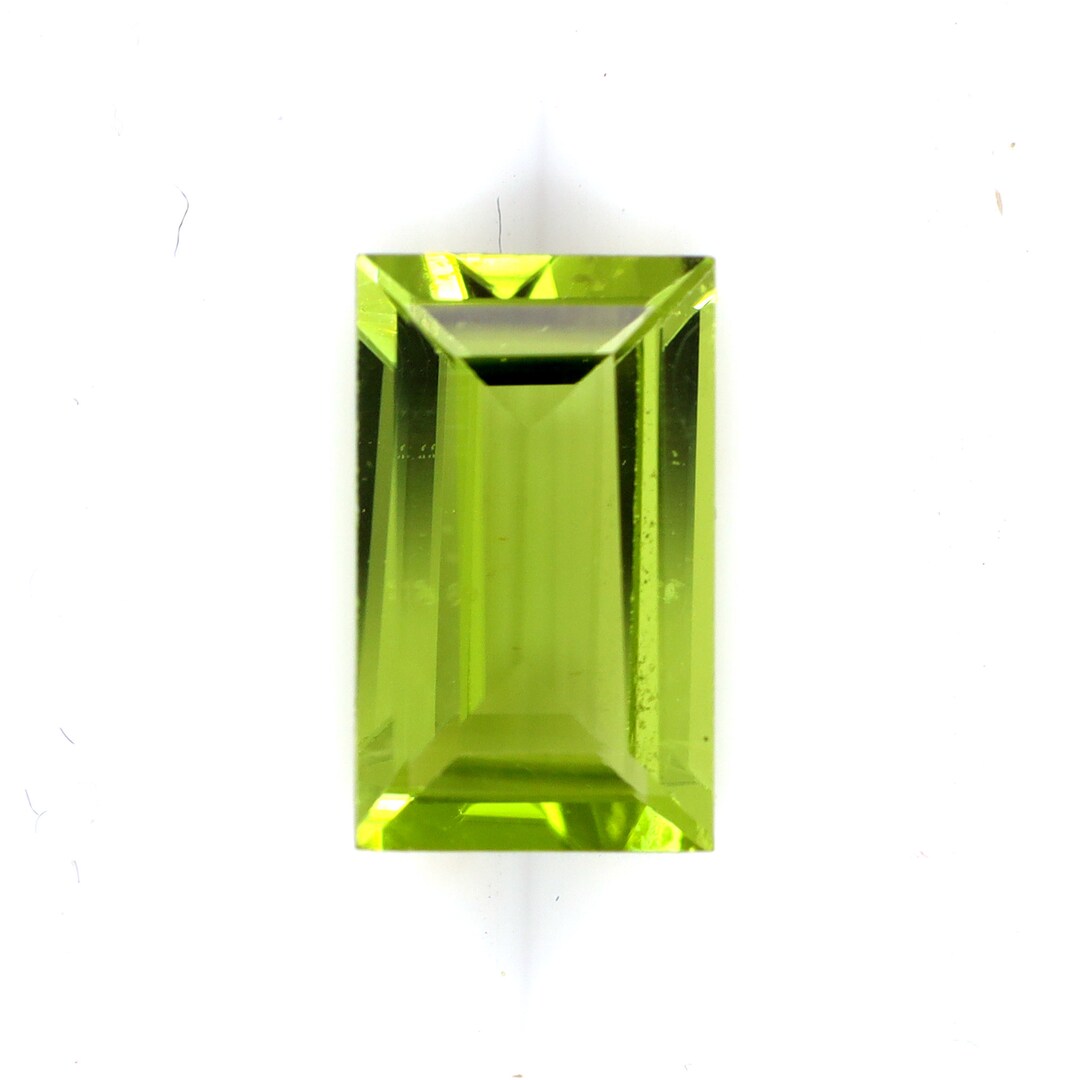 Natural Peridot Baguette Loose Gemstone 10x6 MM Baguette - Etsy