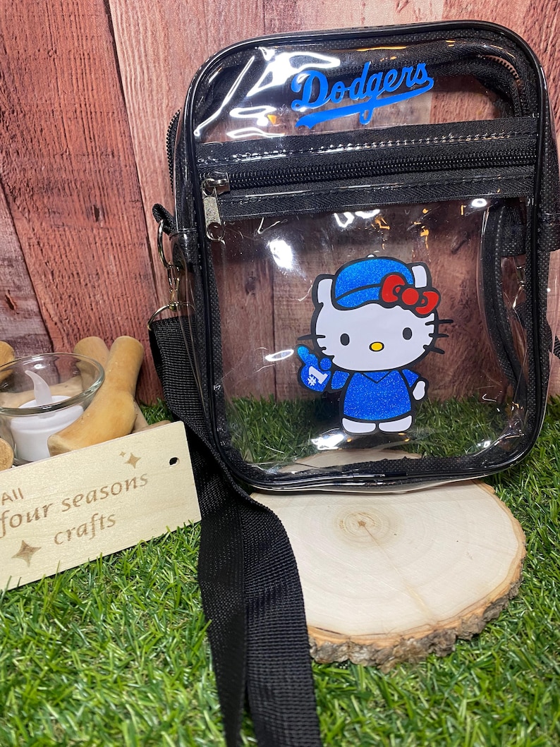 Dodger Hello Kitty Clear Crossbody Bag - Etsy