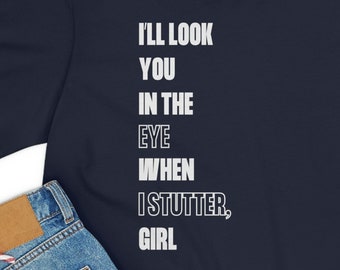 Funny Stutter Shirt - Etsy