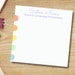 Custom SLP Sticky Note Pad, Speech Path Sticky Note Gift, Personalized ...