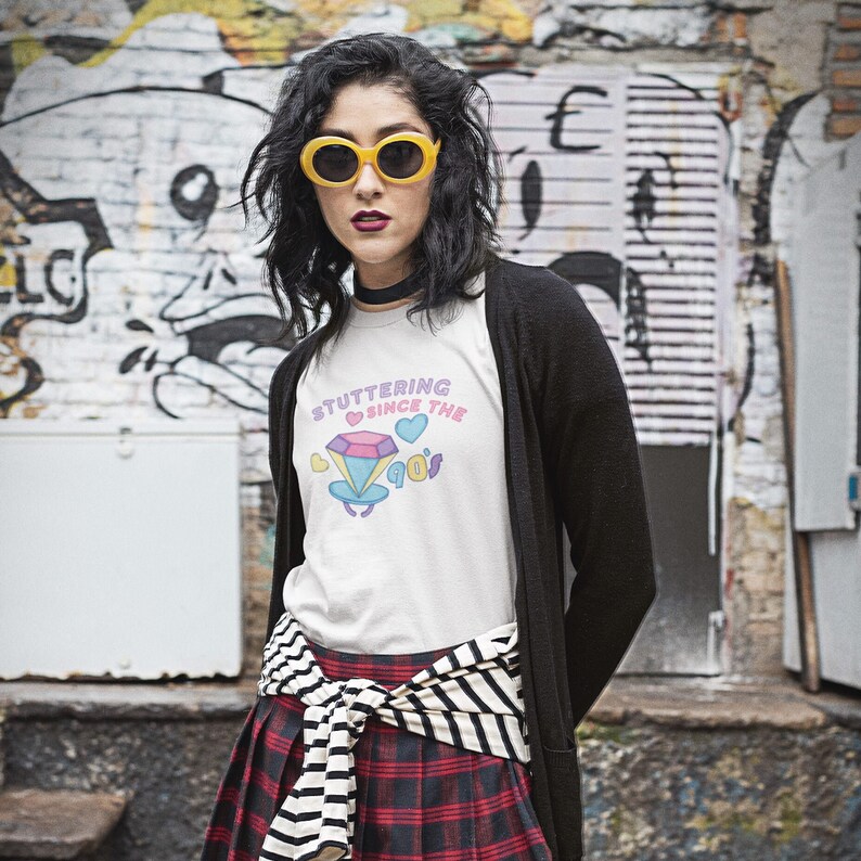 Stuttering T-shirt, 90s Retro Shirt, Unisex T-shirt, Gift for Stutterer ...