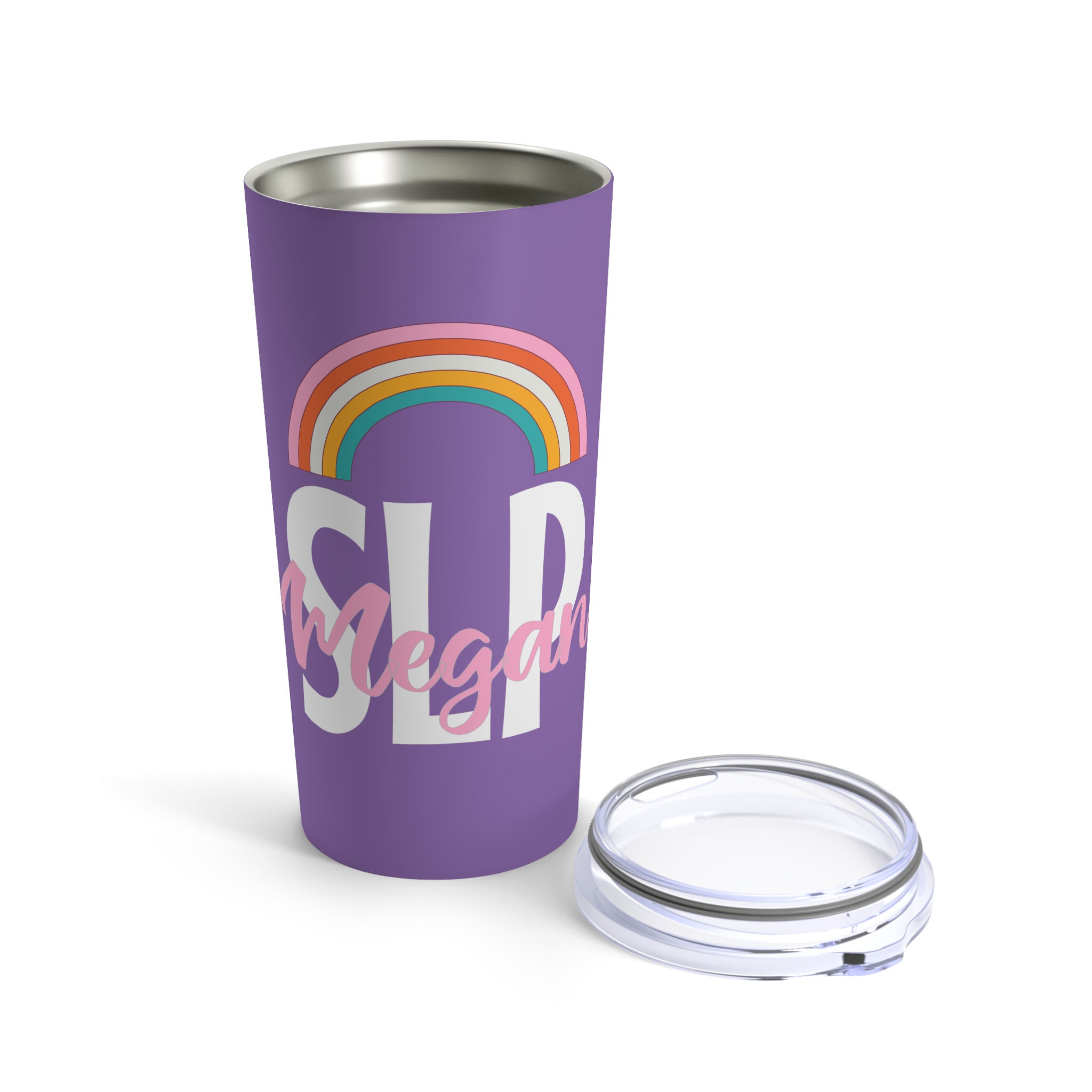 SLP Custom Tumbler 20oz, Speech Path Coffee Mug, Stainless Steel Coffee ...