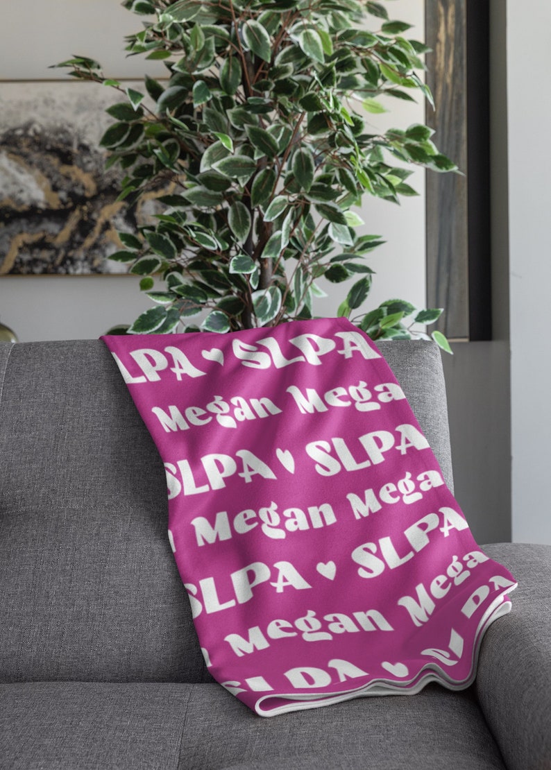 Custom SLPA Blanket for Speech-language Pathology Assistant ... Custom SLPA Blanket for Speech-language Pathology Assistant ...