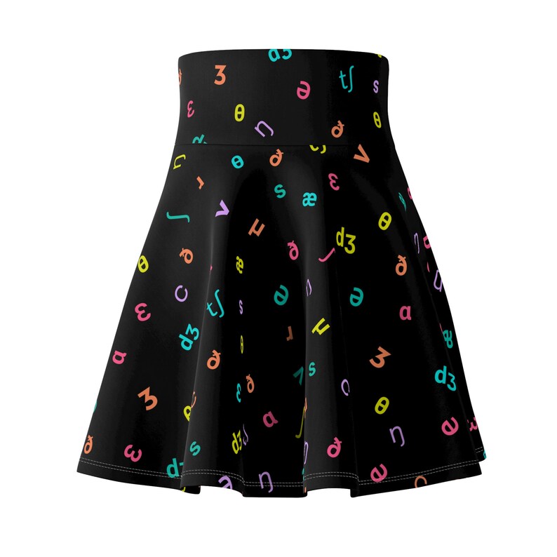 SLP IPA Women's Skater Skirt, Fun Speech Pathologist Grad Gift, SLPA ...