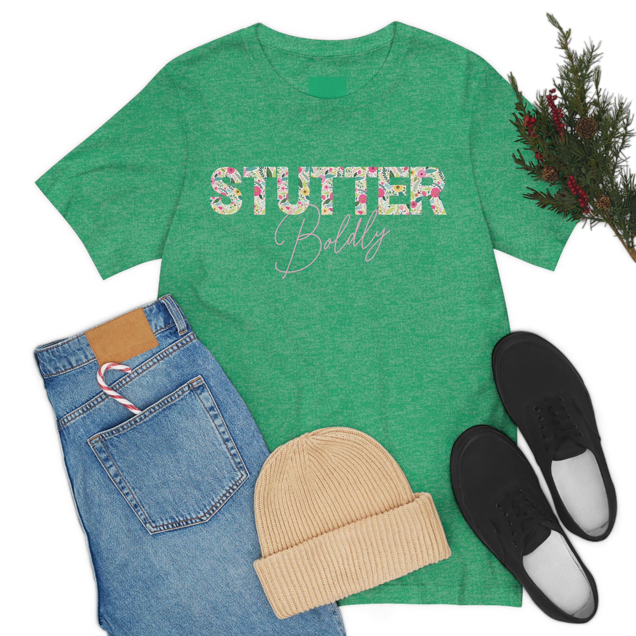 Stutter Tshirt, Stutter Boldly Tee, Stuttering Gift, Gift for Person ...